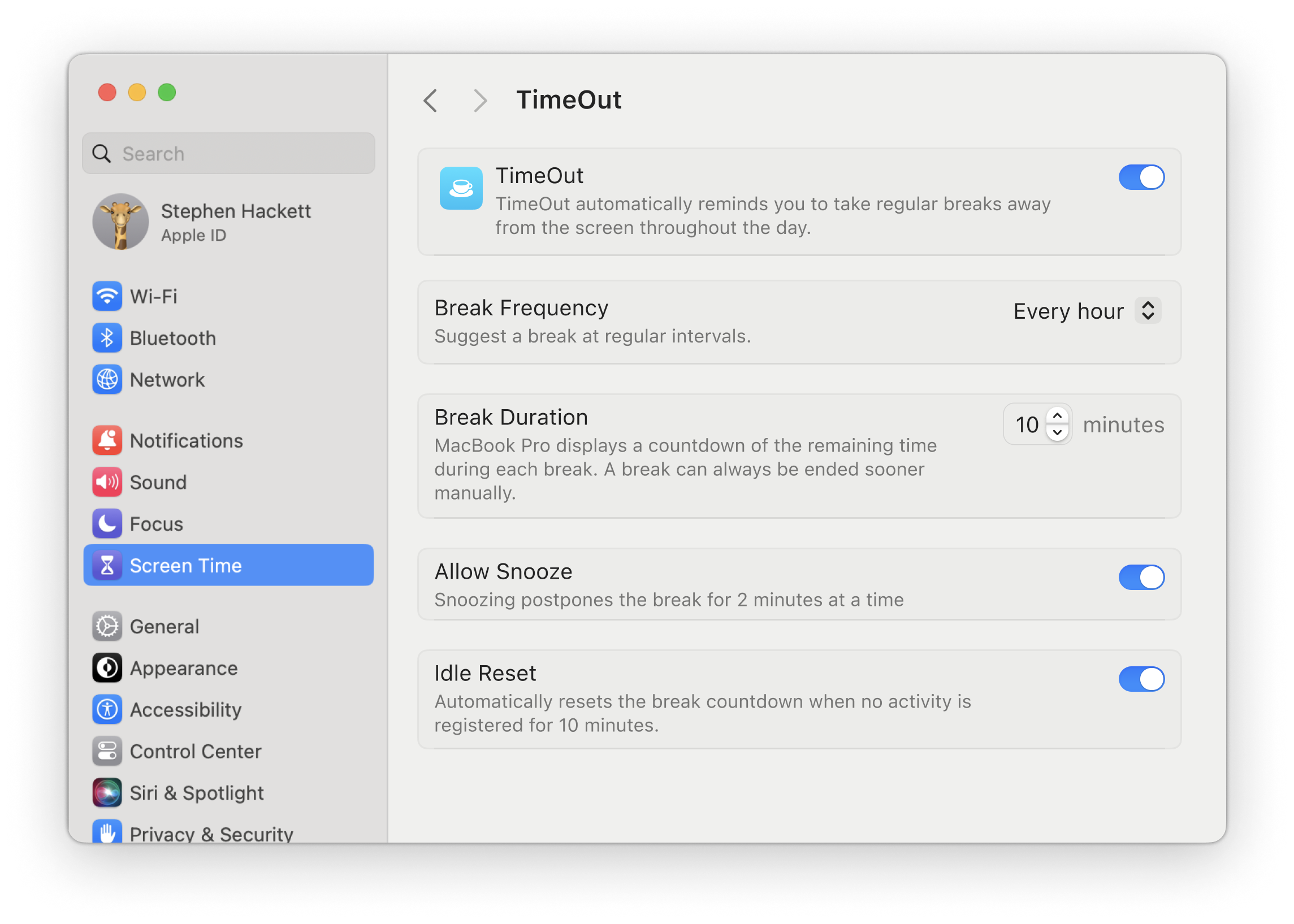 Mattias Nilsson > TimeOut